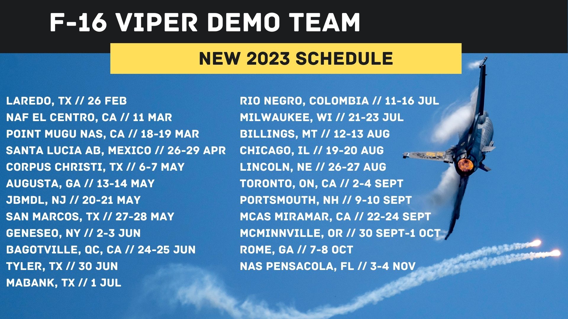 F-16 Viper Demo Team