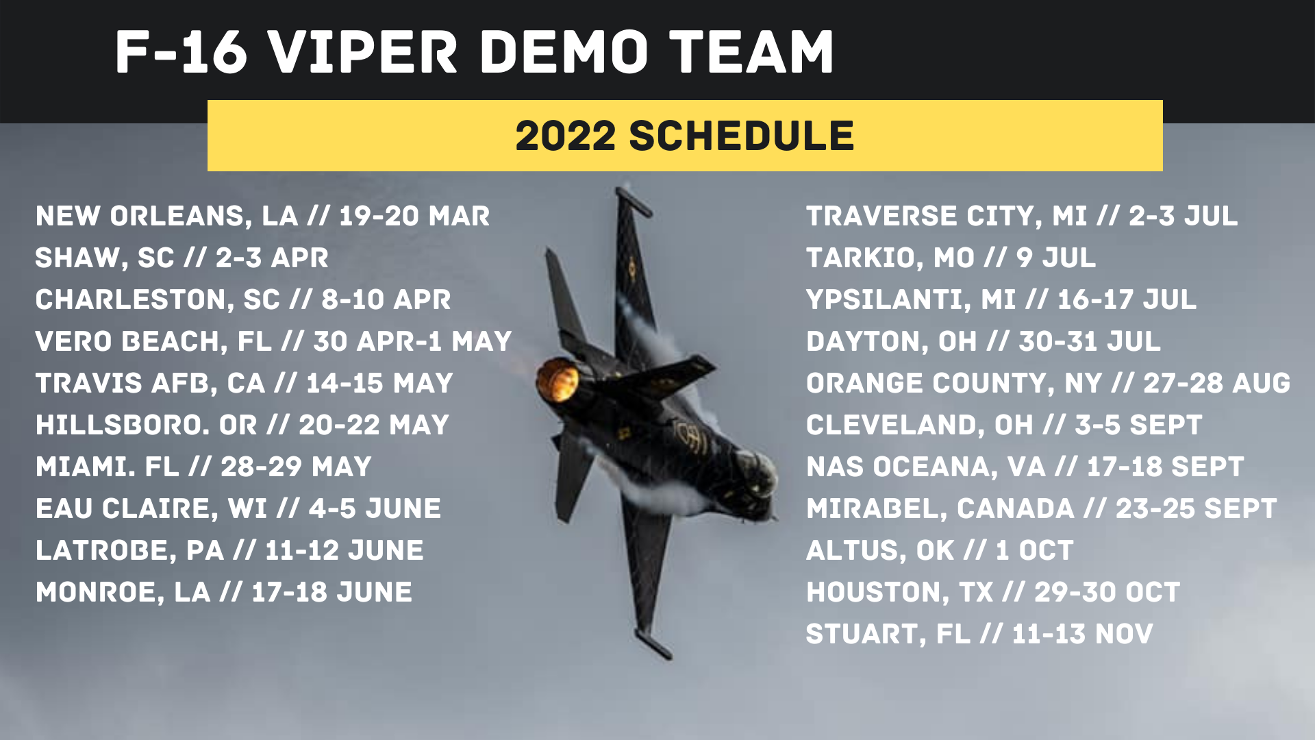 F-16 Viper Demo Team